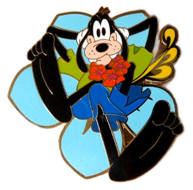 93017 - Goofy on a Light Blue Flower - Stitch's High Sea Adventure ...
