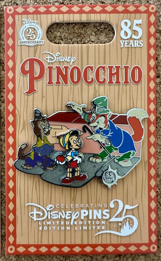 93050 - Gideon, Pinocchio, and Honest John - Pinocchio 85th anniversary