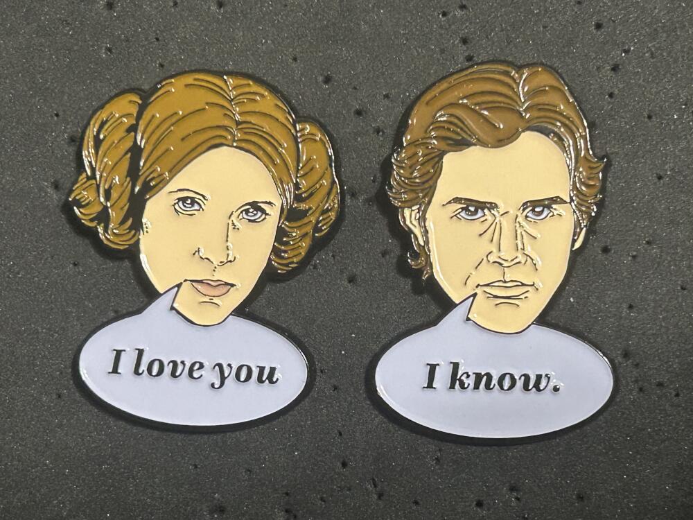 93679 - Han and Leia: I love you/I know soft enamel - Misc - Disney ...