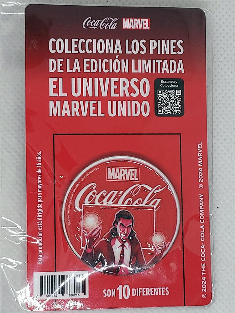 93749 - Loki - Mexican Coca-Cola Marvel Pins - Misc - Disney Licensed ...