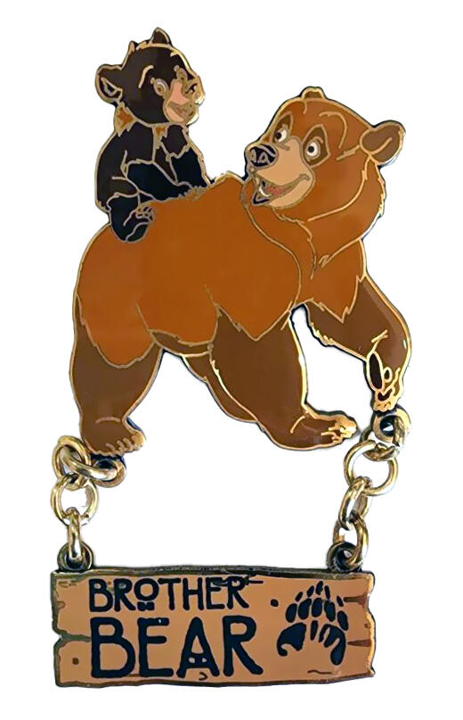 93933 - Koda & Kenai Dangle Logo - Brother Bear - Disneyland Resort ...