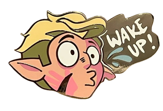 94406 - WAKE UP! Hunter - Fantasy Pin Series: Studio Bad Egg - Fantasy ...