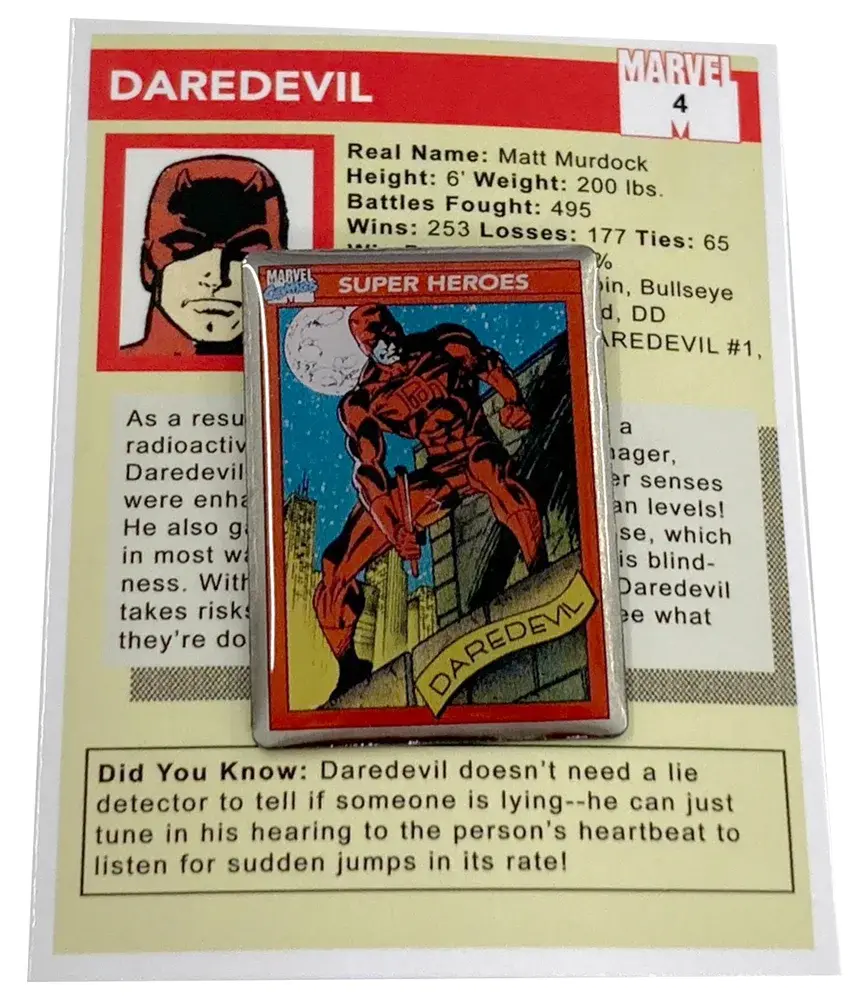 94778 - Daredevil Trading Card - Small Planet (スモール・プラネット) - Marvel ...