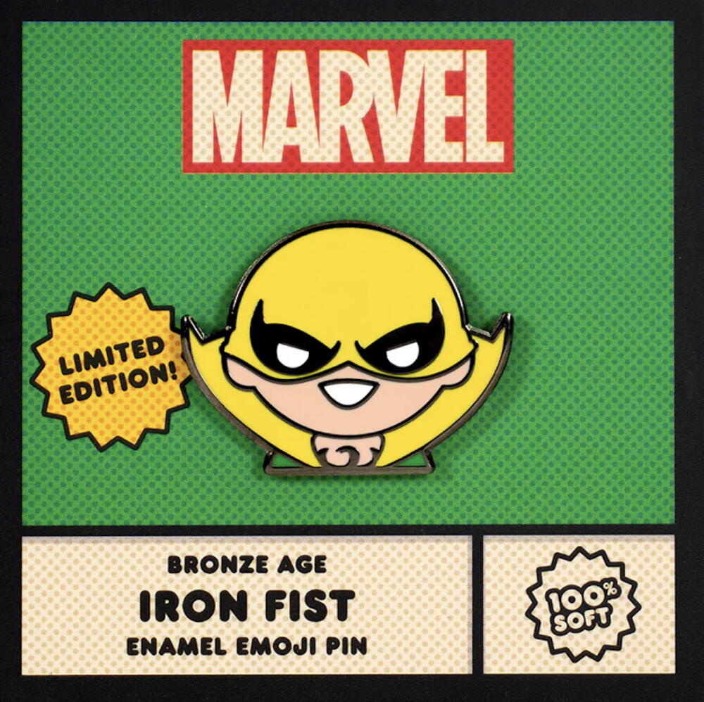 94835 - Iron Fist (Bronze Age) - Marvel Comics x 100% Soft - Misc - Disney Licensed Disney Pin