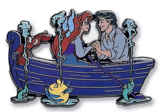 94922 - Ariel & Prince Eric Kiss the Girl Boat Scene #1815 Rare ...