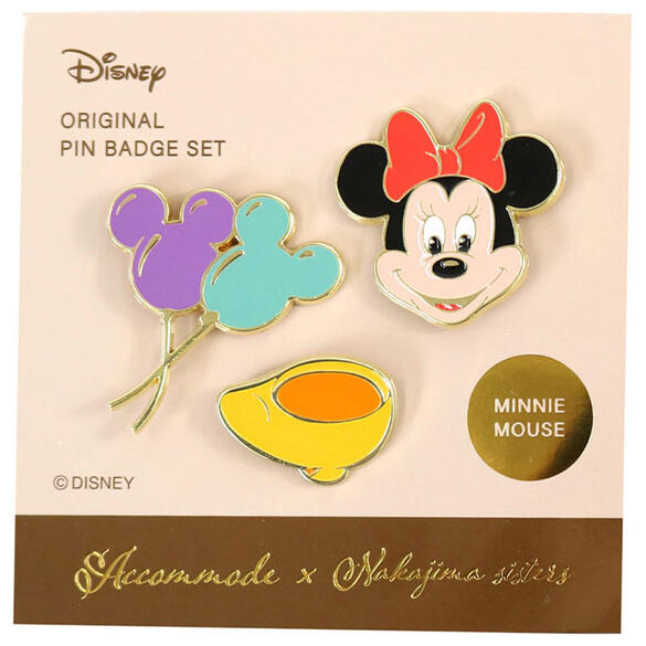 95213 - Disney Retro Pins Set - Minnie Mouse - ACCOMMODE x Nakajima ...