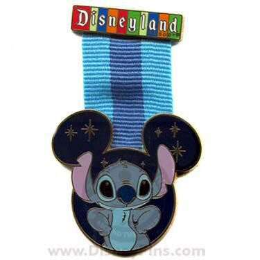 95245 - Stitch - Medals - Disneyland Resort Disney Pin