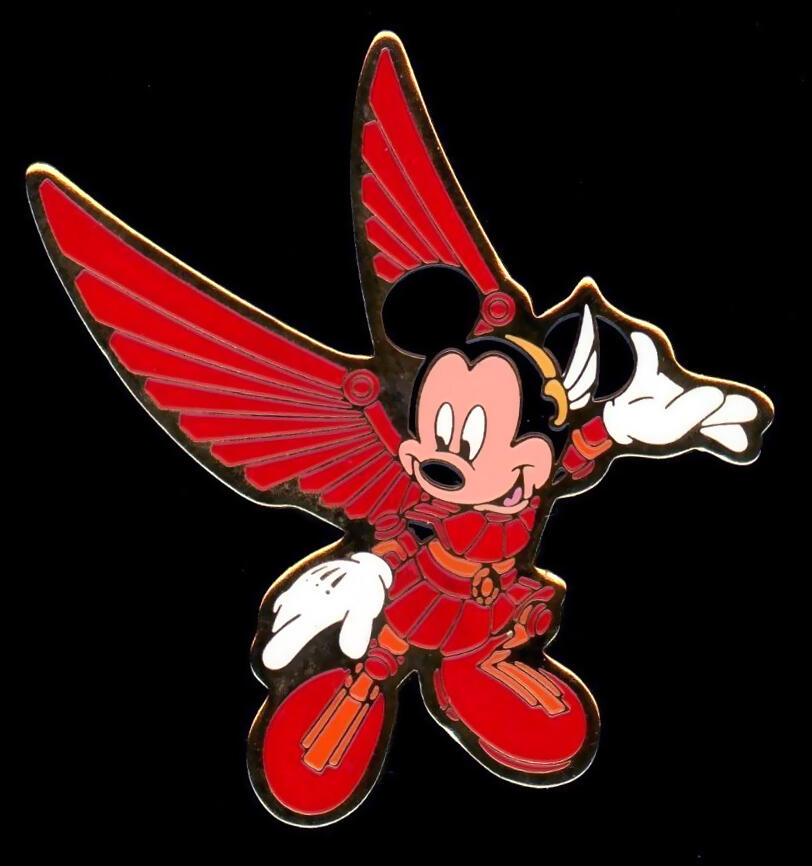95314 - Mickey Mouse - New Century Winged Pin Set - Tokyo Disneyland ...