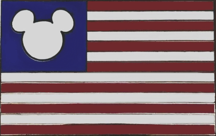 95404 - Mickey US Flag - Disney Catalog - Patriotic - Disney Store US ...