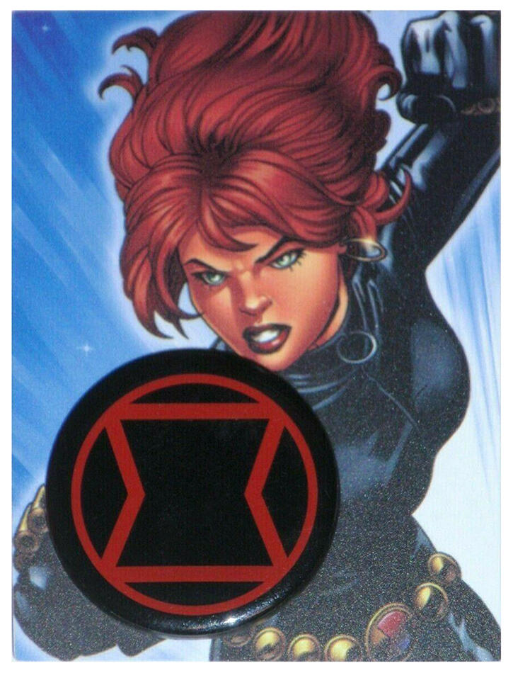 95490 - Black Widow - NECA Marvel Universe Collectible Pin & Card ...