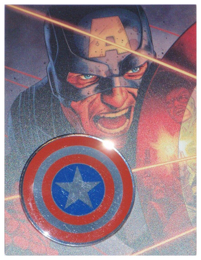 95491 - Captain America - NECA Marvel Universe Collectible Pin & Card ...