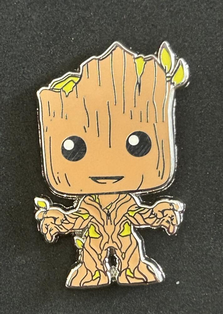 95604 - Baby Groot with Leaves - Fantasy Unlicensed Disney Pin