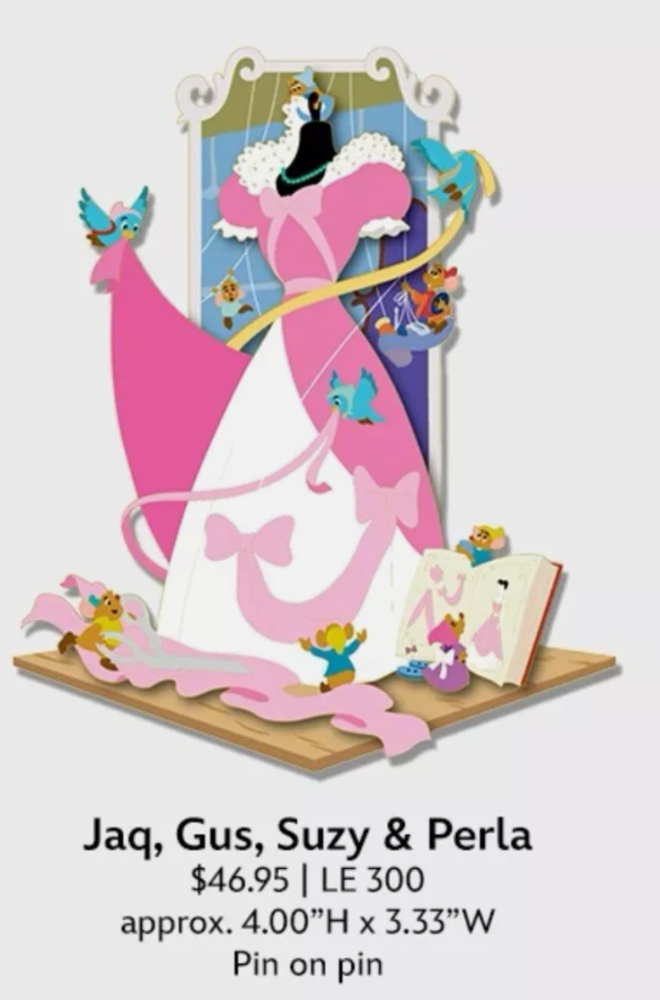 95632 - Making The Dress Jaq, Gus, Suzy & Perla - Cinderella 75th ...