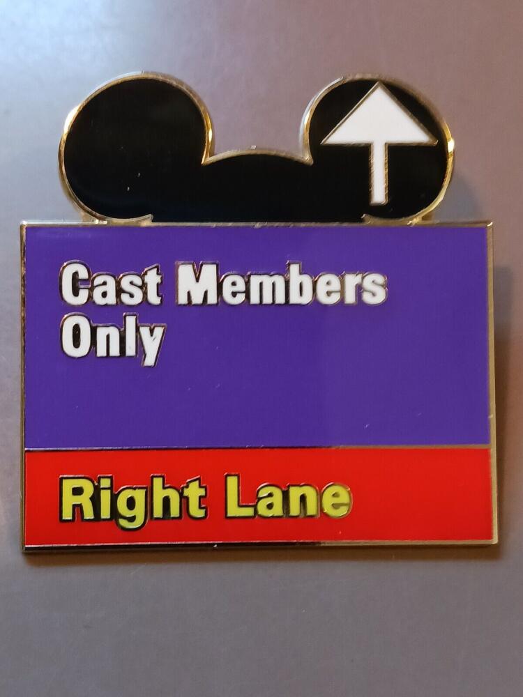 95719 - “Cast Members Only” Road Sign - Cast Exclusive - Walt Disney ...