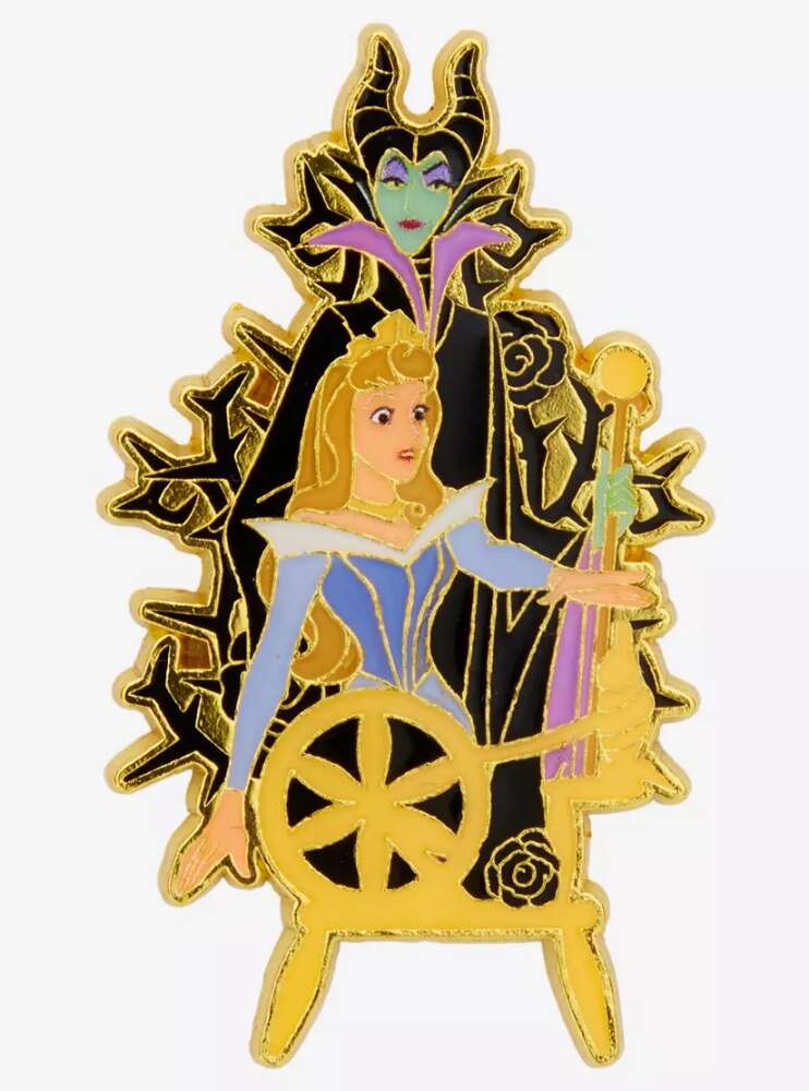 96356 - Aurora and Maleficent Spindle Glow in the Dark - Boxlunch ...