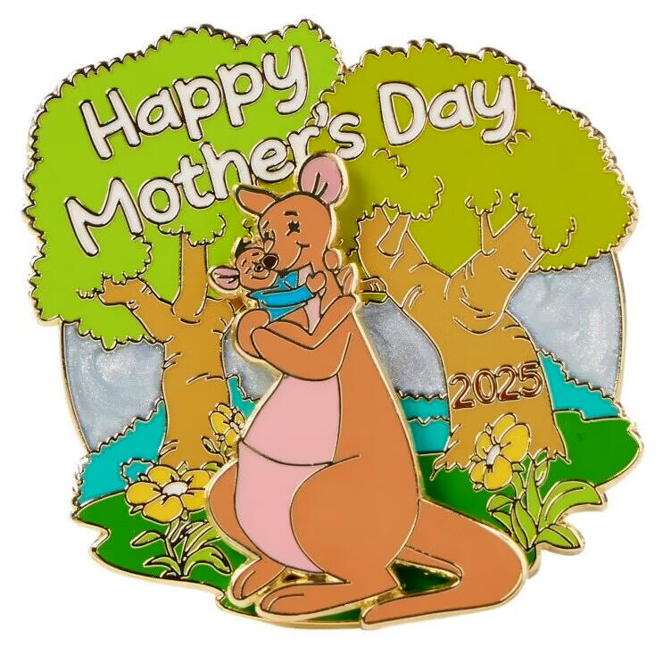 97211 - 2025 - Kanga and Roo - Mother's Day - Disney Store UK Disney Pin