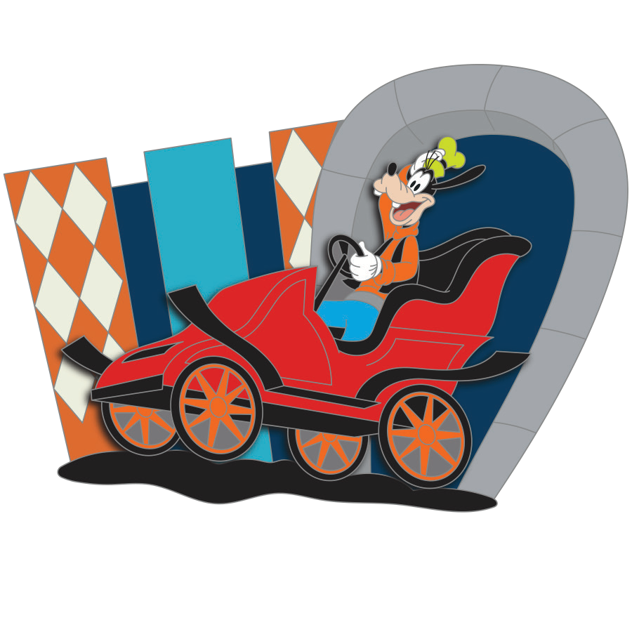 97450 - Goofy on Mr. Toad's Wild Ride - Niftie Fifties Flashback Pin ...