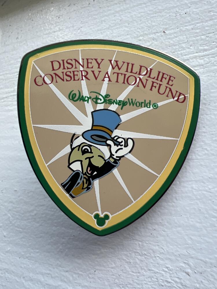 97496 - Jiminy Cricket Shield - Disney Wildlife Conservation Fund ...