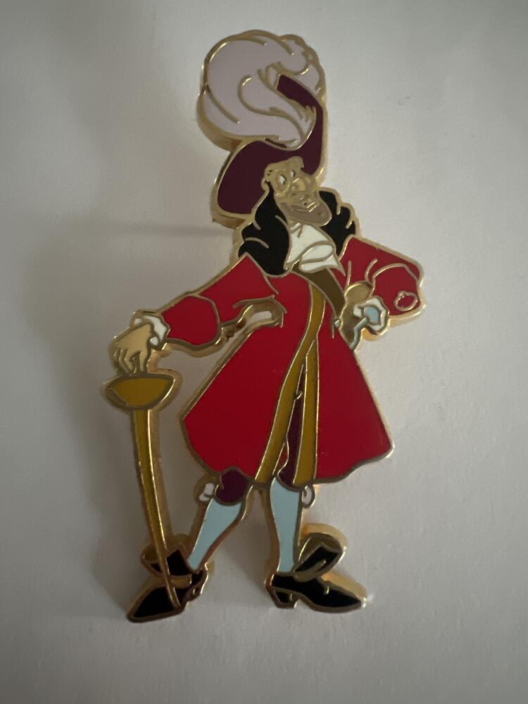 97878 - Capitaine Crochet Captain Hook - Cast Lanyard Refresh - Disneyland Resort Paris Disney Pin