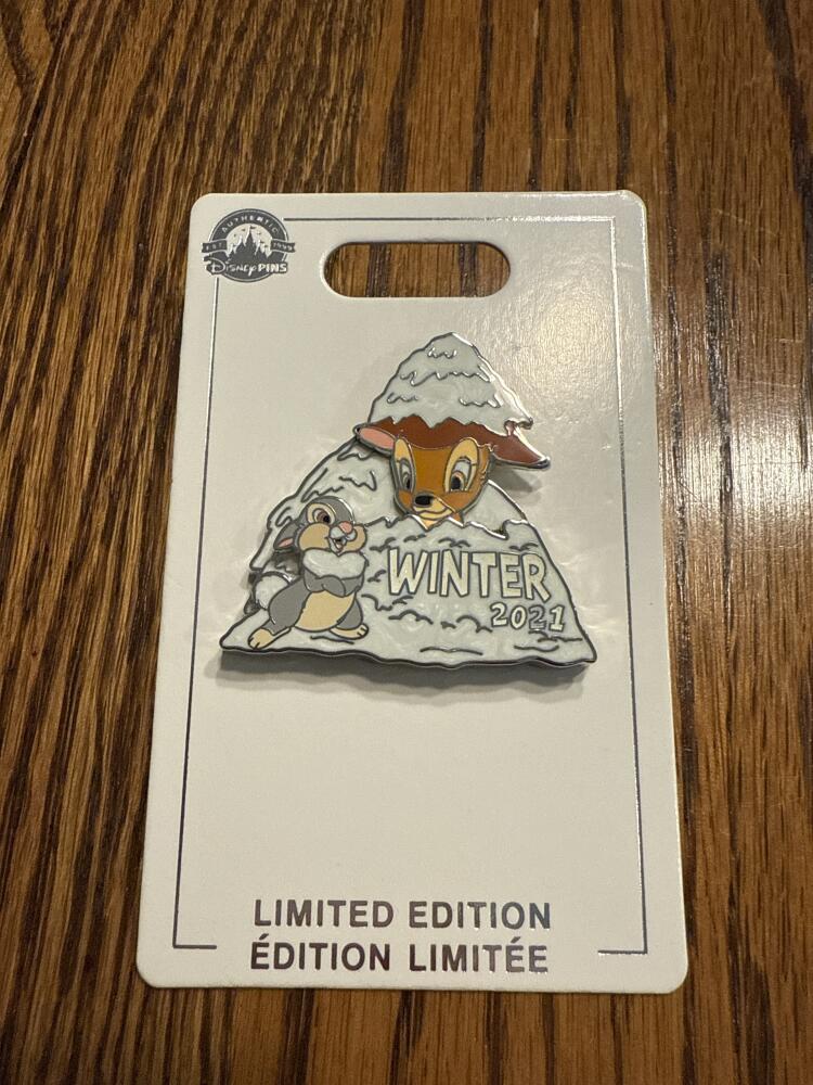 98057 - Winter 2021 Bambi and Thumper Slider - Disney Parks Seasons ...