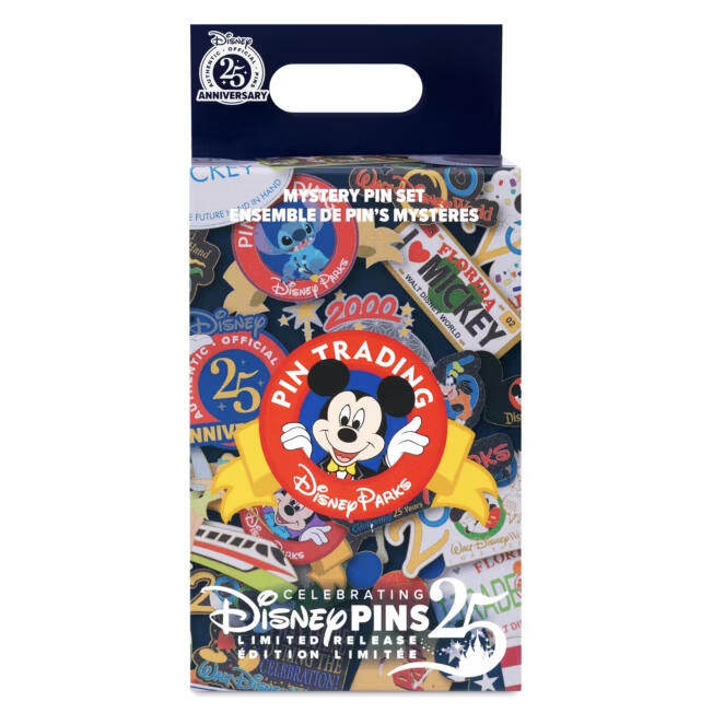 Celebrating 25 Years Of Disney Pin Trading Mystery Collection Disney