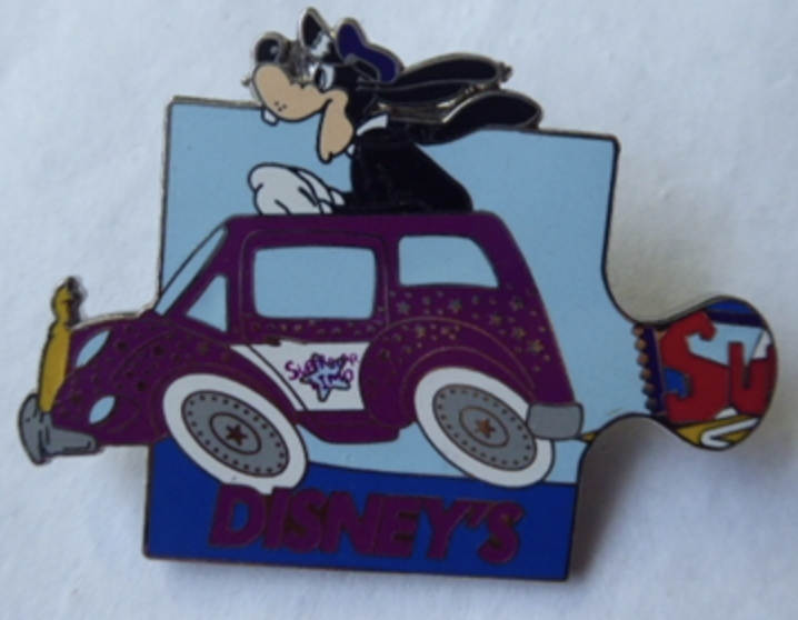 98712 - goofy purple car puzzle - Goofy