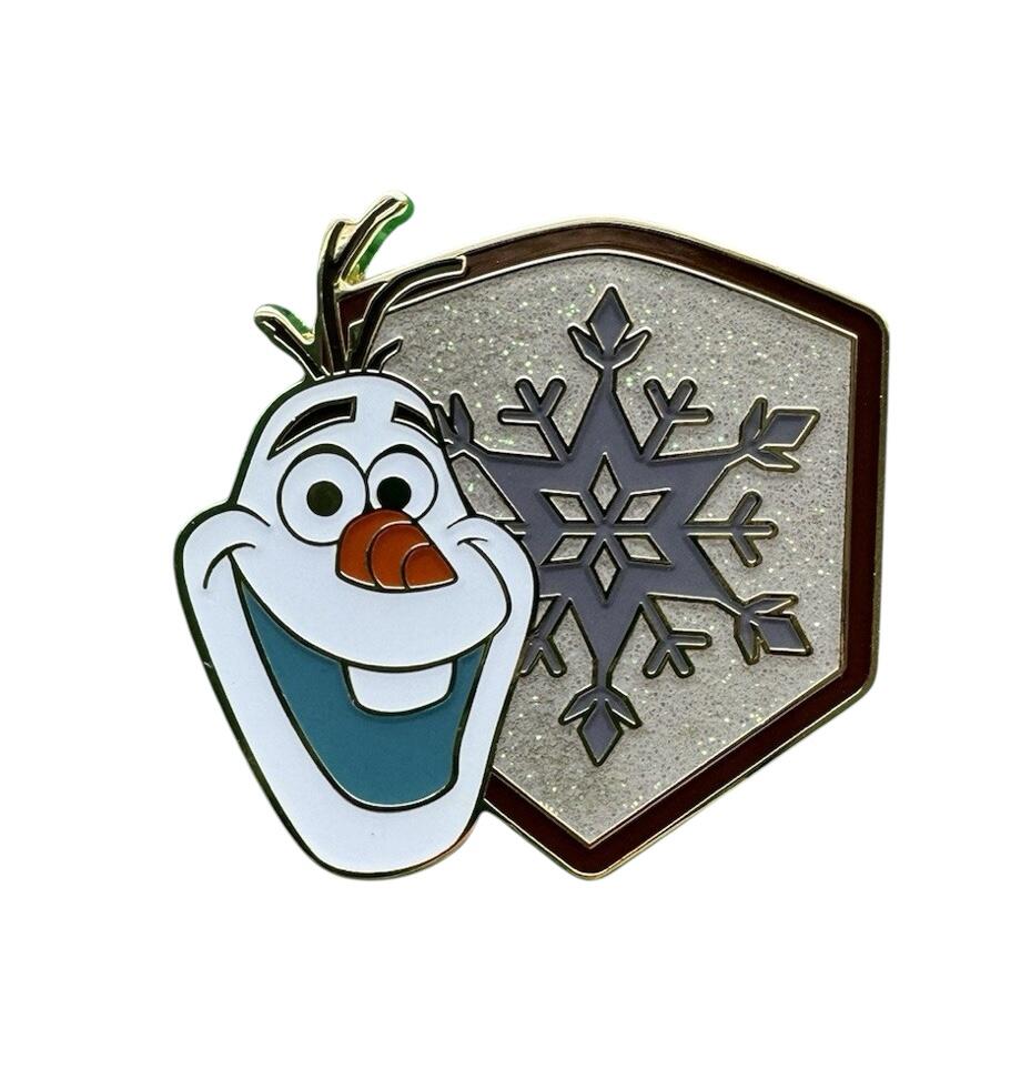 99075 - Olaf - Pin Trading Carnival 2025 Character Icons Shield Mystery ...