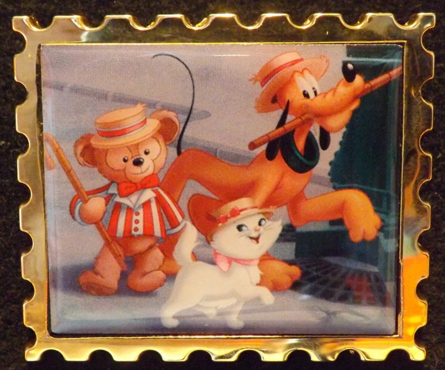 7656 - Pluto , Duffy & Marie - Paris Stamp Starter Set - Disneyland ...