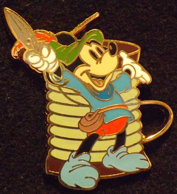 9151 - Mickey - Brave Little Tailor - Spool of Thread and Scissors ...