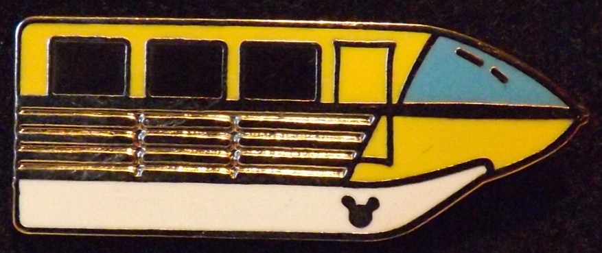 17175 - Mark II Yellow - DLR Hidden Mickey Series 2011: Monorail ...