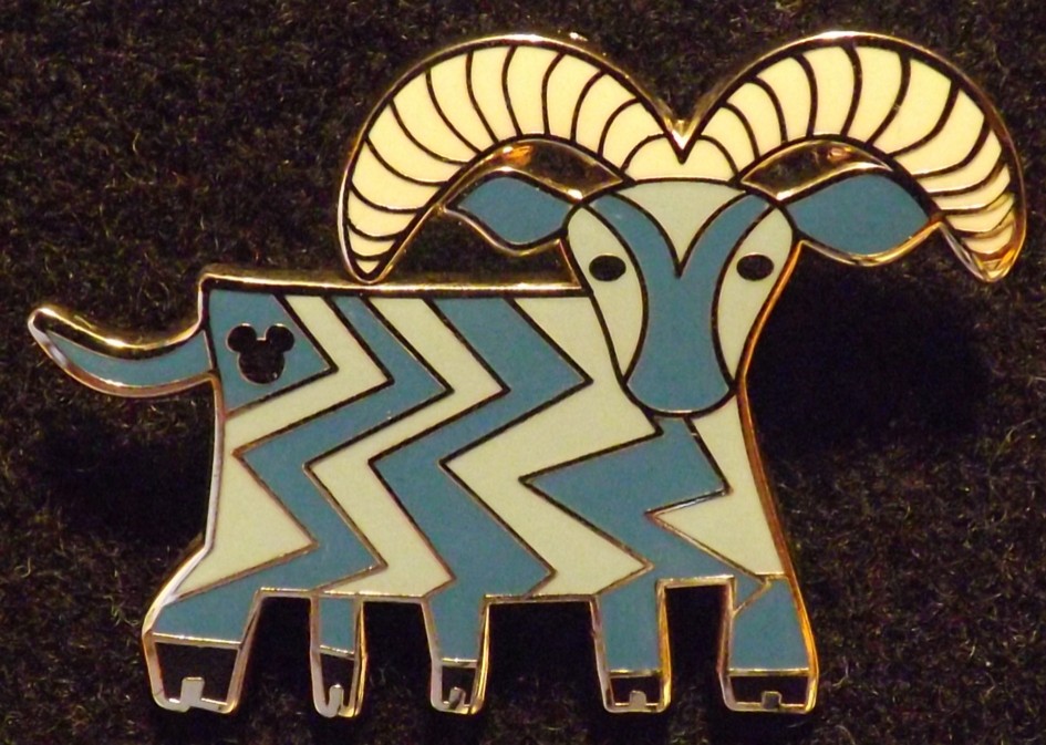 17408 - 5 Legged Goat - 2009 Hidden Mickey - Fun Icons - Walt Disney ...