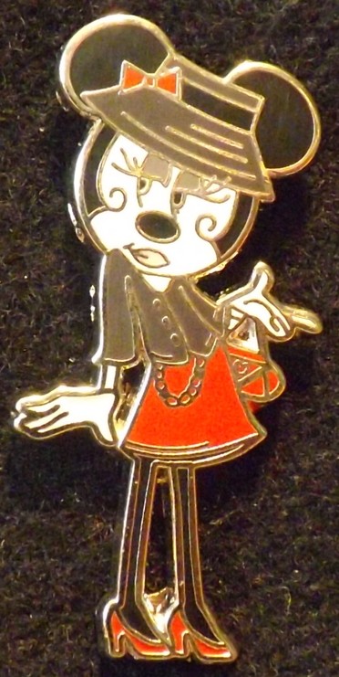 9951 - Minnie in Hat - Minnie Mouse Paris Fashion Glamour Booster