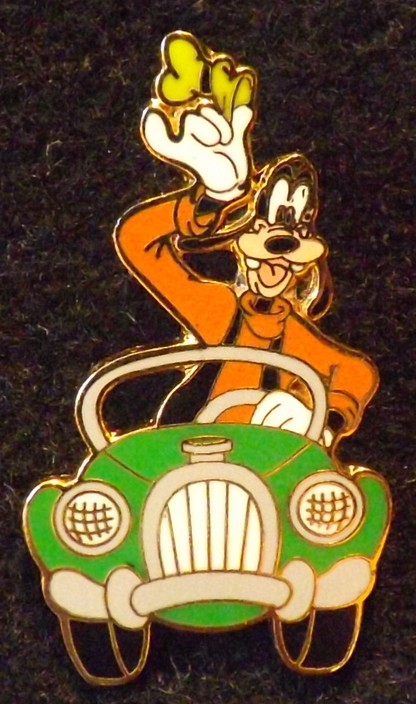 13641 - Goofy in Car - Walt Disney Travel Company - Walt Disney World ...