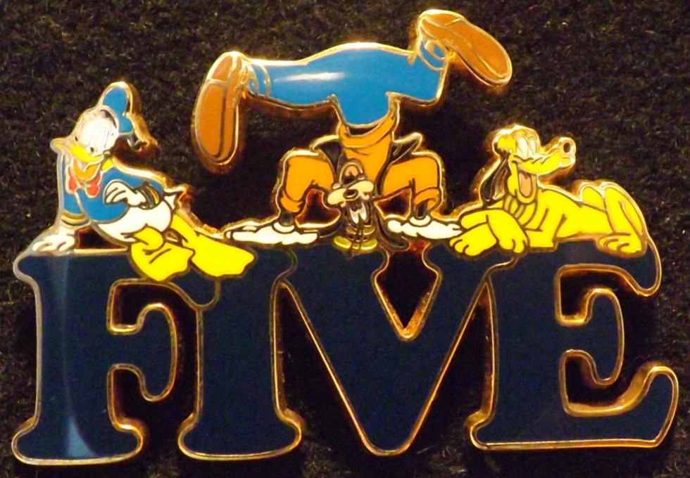 13949 - 2 Pin Set (Five Only) - Fab Five