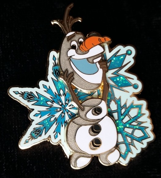 19691 - Olaf Snowflake - Let It Snow - Disneyland Resort Paris Disney Pin
