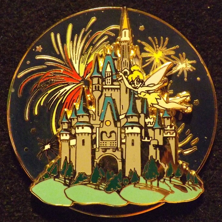 9809 - Tinker Bell and Castle - Cinderella Castle - Walt Disney World ...