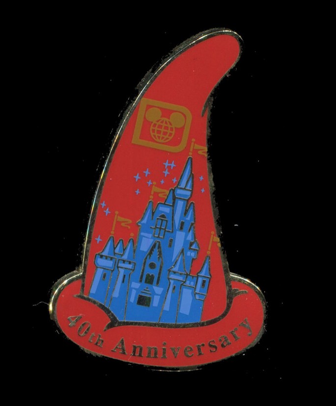 13804 - Walt Disney World 40th Anniversary - Sorcerer Hats Mystery Pin ...