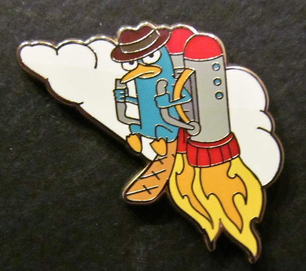 26478 - Agent P with a Jet Pack Jerry Leigh pin - Jerry Leigh Phineas ...