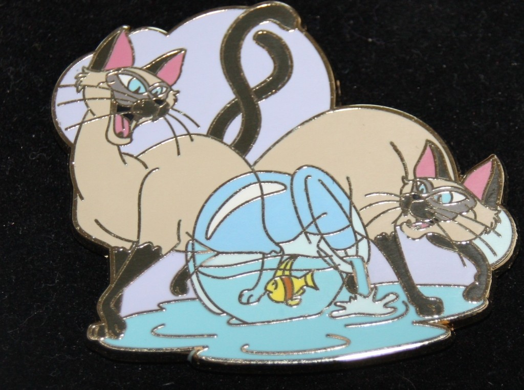 23336 - Si and Am - Villain Sidekicks - Disney Store UK Disney Pin
