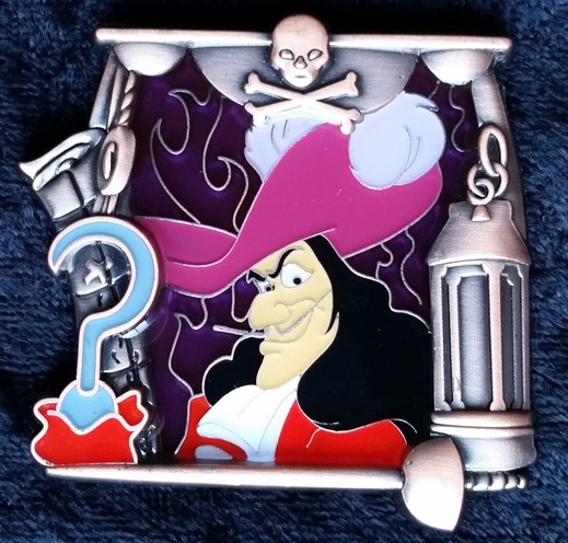 2764 - Captain Hook - Villainous Stained Glass Frames Series - Disney ...
