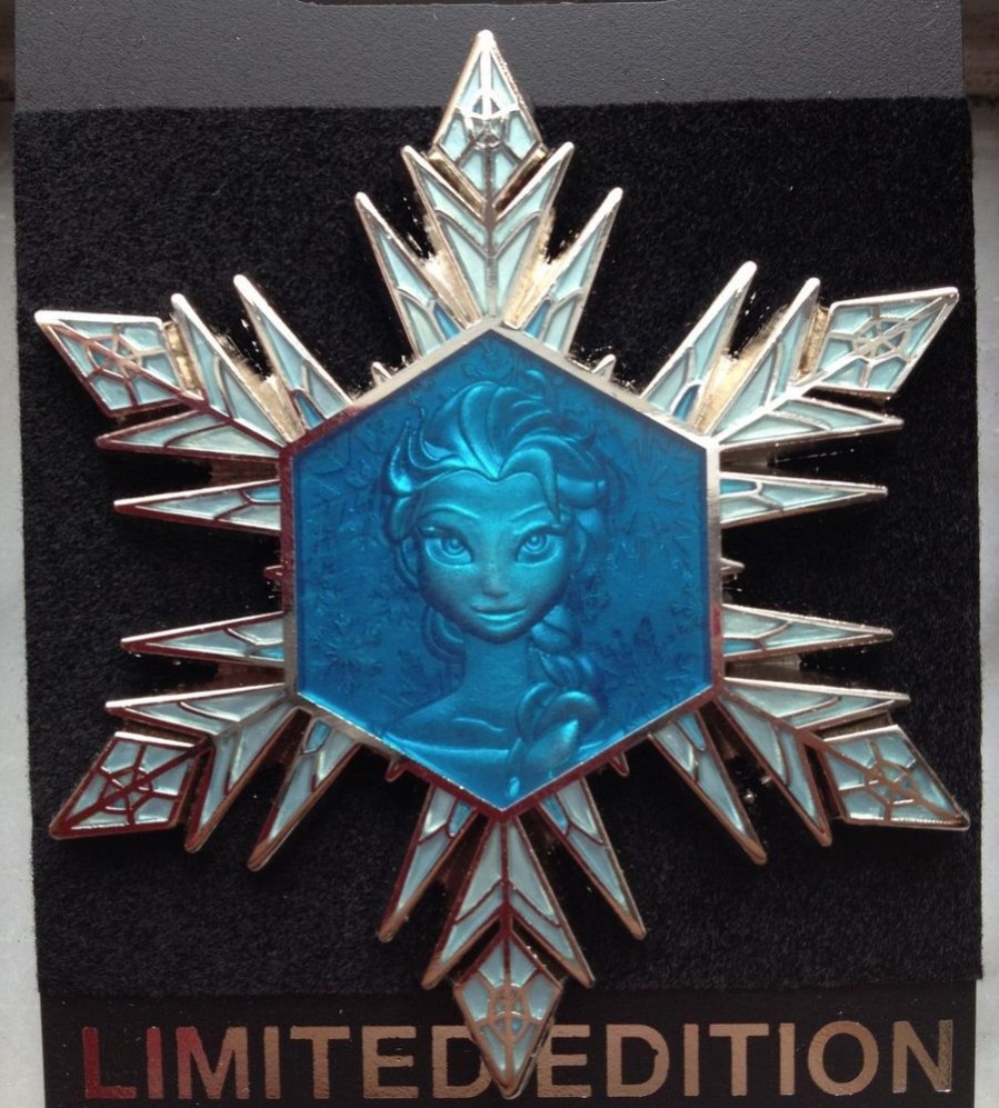 13250 - Elsa - Frozen Snowflake Image - Walt Disney Imagineering Disney Pin