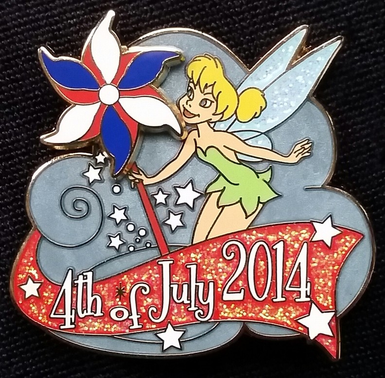 601 - 2014 - Tinker Bell with Pinwheel - 4th of July/Independence Day