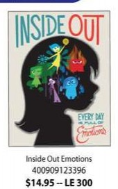 9295 - Emotions Poster - Inside Out - Disney Studio Store Hollywood ...