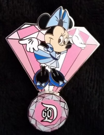 11412 - Standee Token Set - Minnie ONLY - Disneyland 60th Anniversary ...