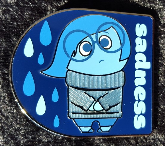12177 - Sadness - Inside Out Set - Disney Store US Disney Pin