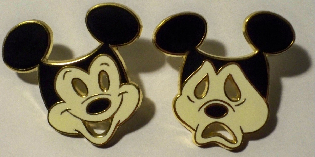 10660 - Comedy and Tragedy Mickey Theatre Mask Set - Full Set