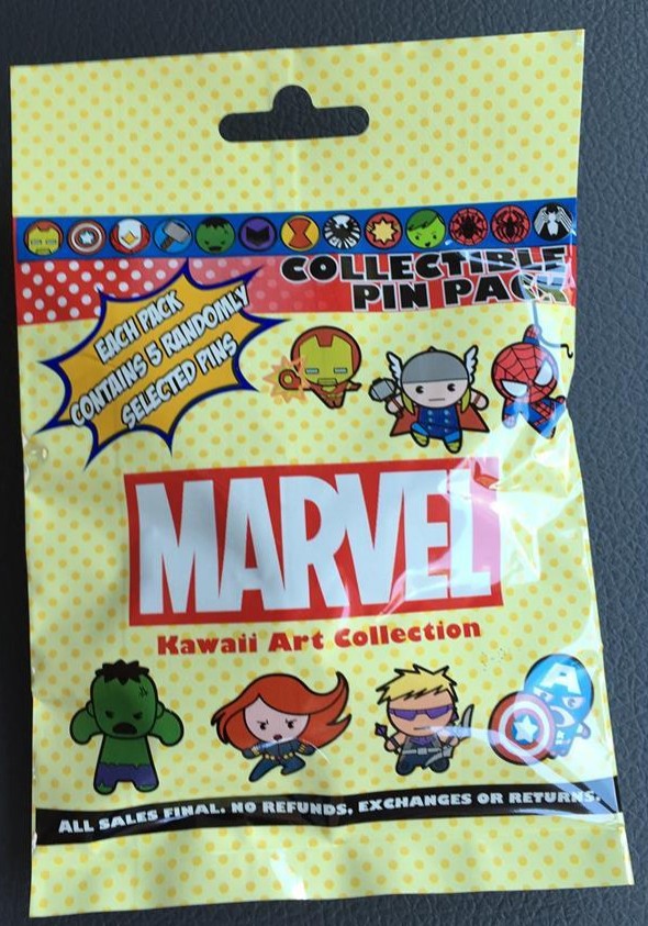 10534 - Marvel Kawaii Art Collection Collectible Pin Pack - Marvel ...