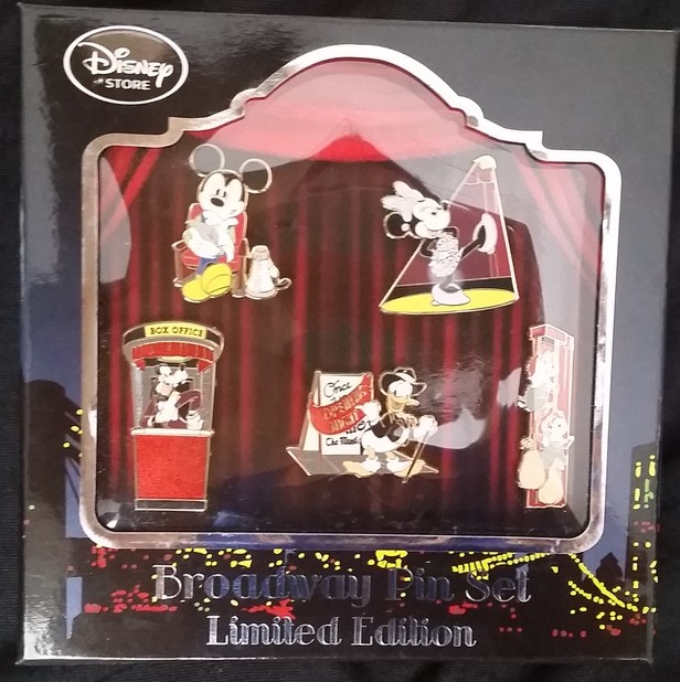 649 - Mickey & Friends Broadway Pin Set - Mickey Mouse and Friends ...