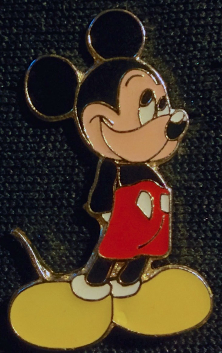 Shy Mickey Mouse Standing With Arms Behind Back Unknown Series Pin And Pop