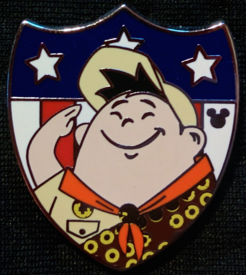 10398 - Russell - 2013 Hidden Mickey - Patriotic Characters - Walt ...